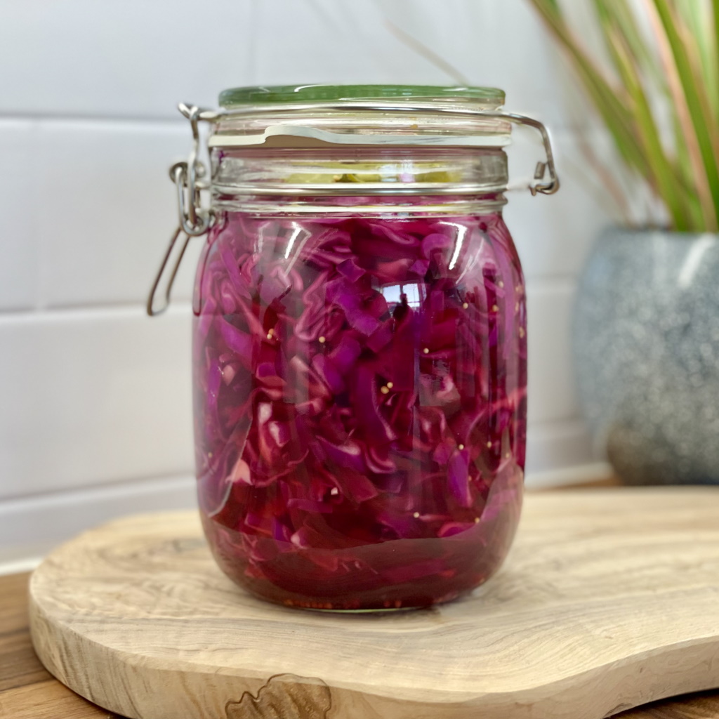 Quick Pickled Red Cabbage | The Vegan Planet Kitchen