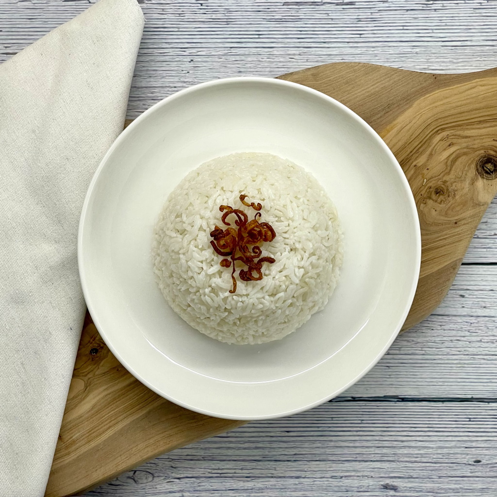 Indonesian Coconut Rice (Nasi Uduk) | The Vegan Planet Kitchen