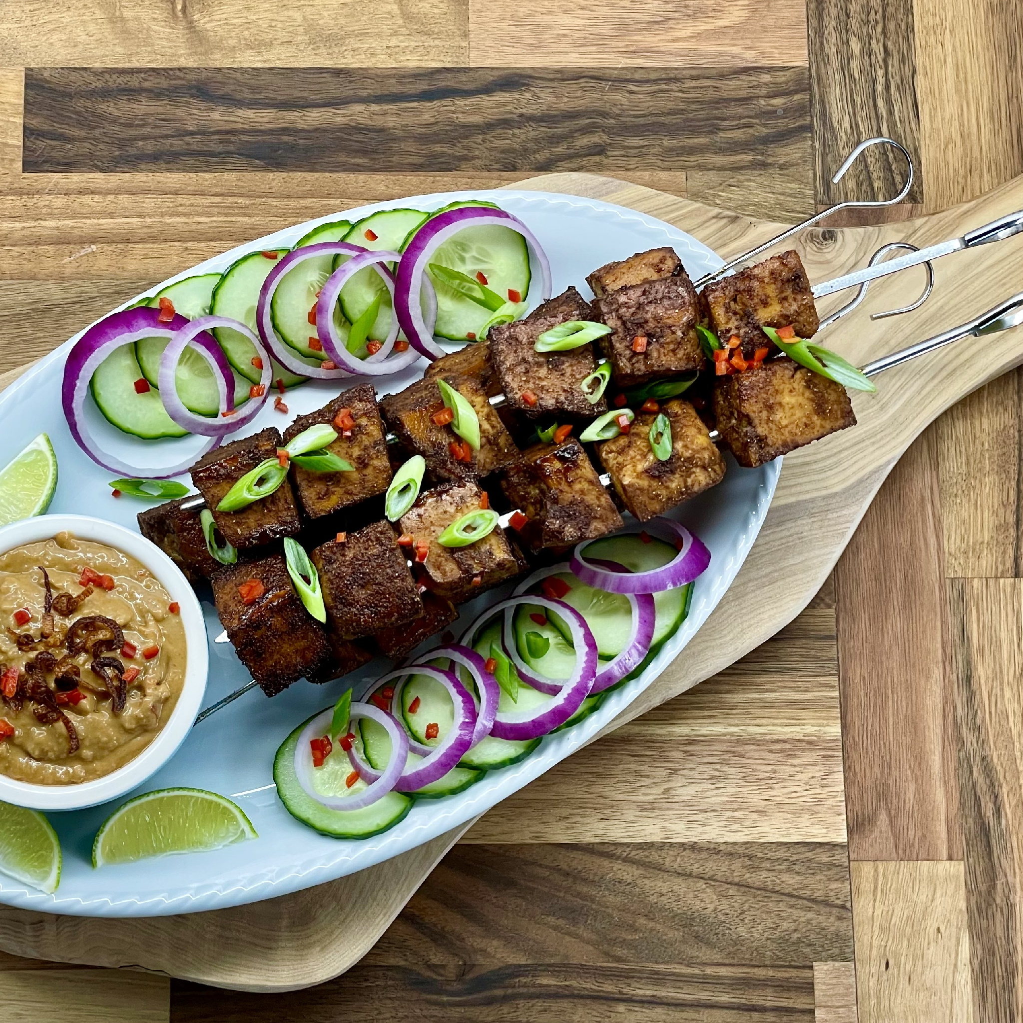 Indonesian Vegan Satay | The Vegan Planet Kitchen