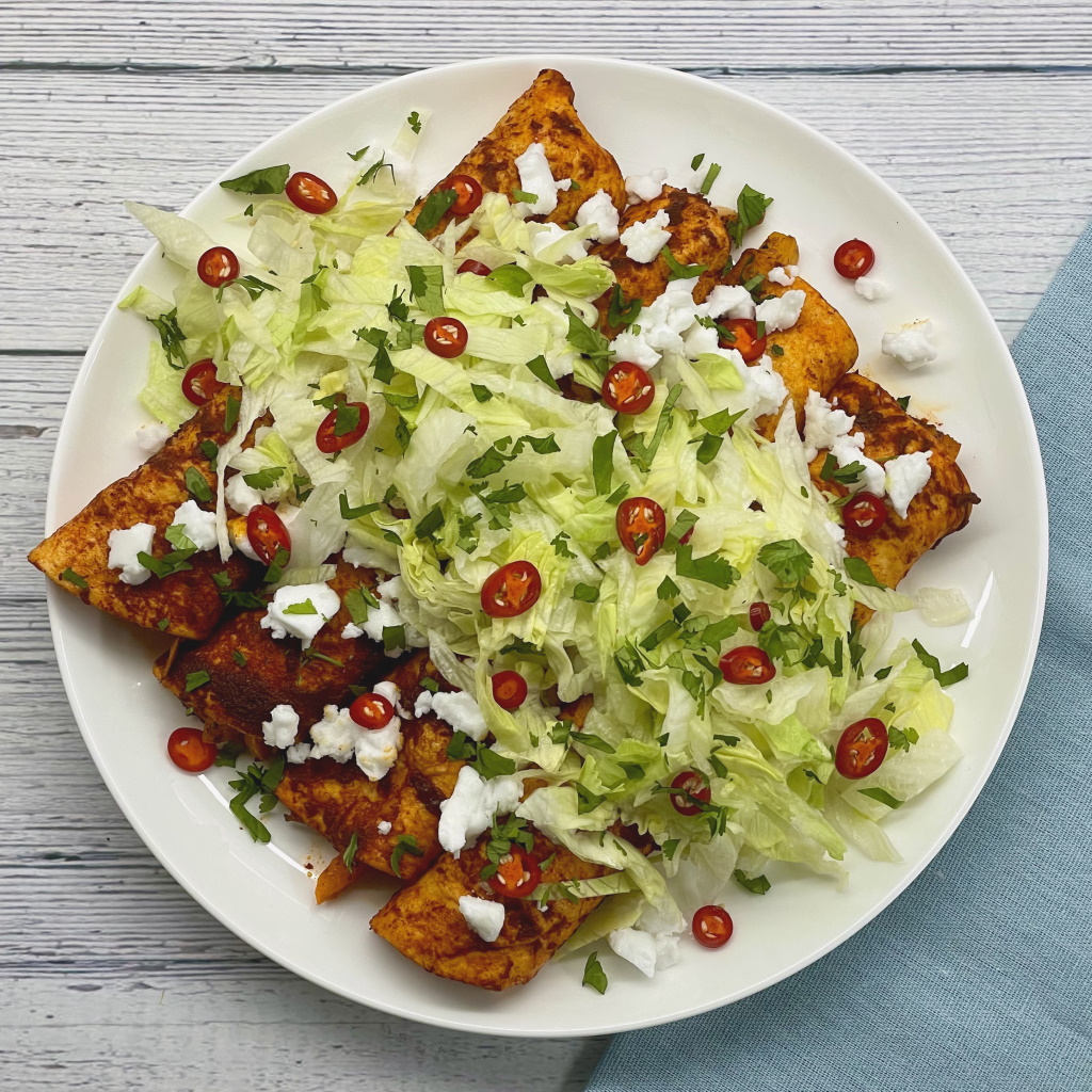 Vegan Enchiladas Rojas | The Vegan Planet Kitchen