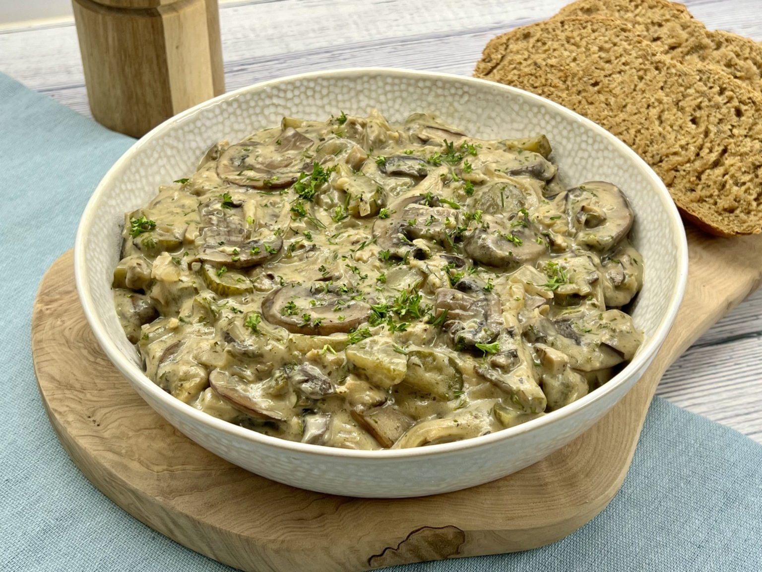 Vegan Latvian Stroganoff (Vegan Kurzemes Strogonovs) | The Vegan Planet ...