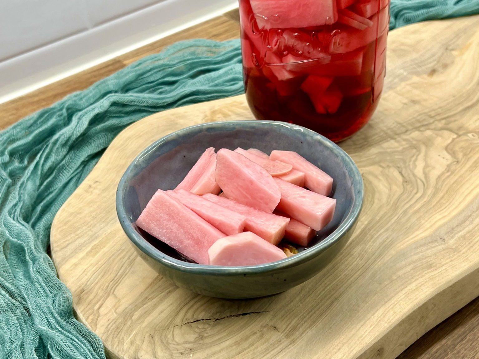 Lebanese Quick Pickled Turnips | The Vegan Planet Kitchen