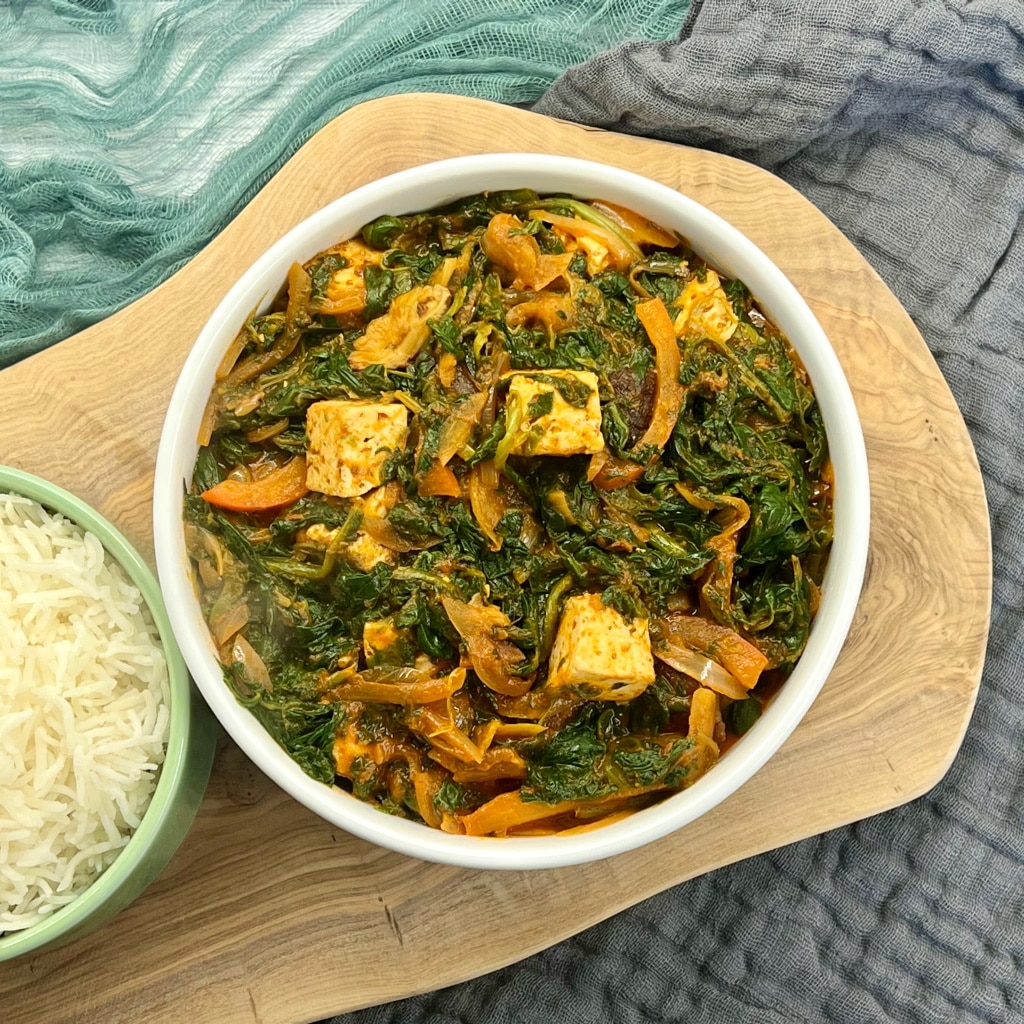 Vegan Efo Riro - Nigerian Spinach Stew | The Vegan Planet Kitchen