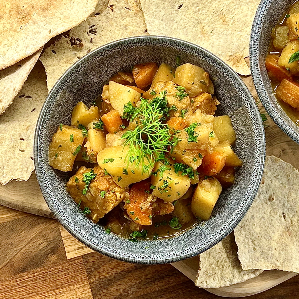 Vegan Lapskaus - Norwegian Stew | The Vegan Planet Kitchen