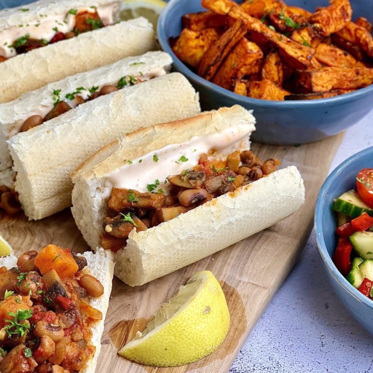 Vegan Ndambé - Spicy Bean Sandwich | The Vegan Planet Kitchen