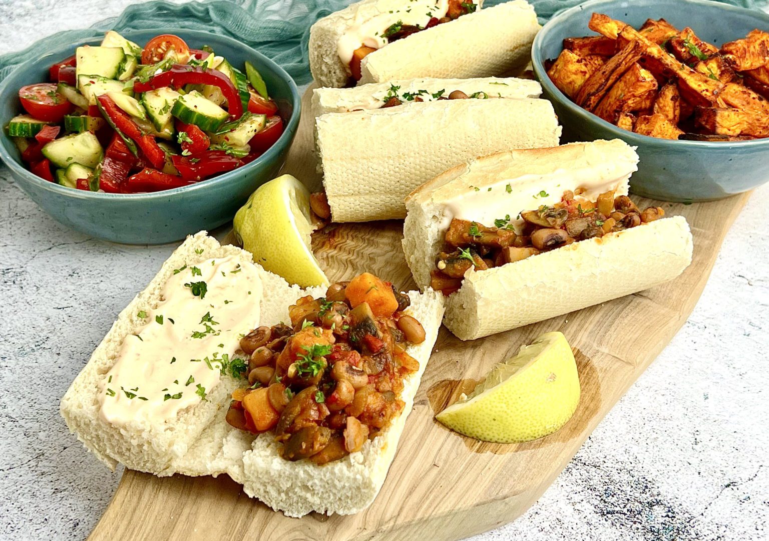 Vegan Ndambé - Spicy Bean Sandwich | The Vegan Planet Kitchen