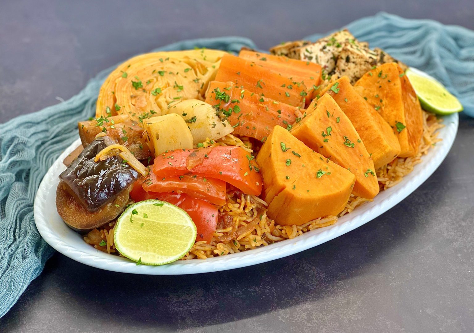 Vegan Tofu Thieboudienne (Ceebu Jen) | The Vegan Planet Kitchen