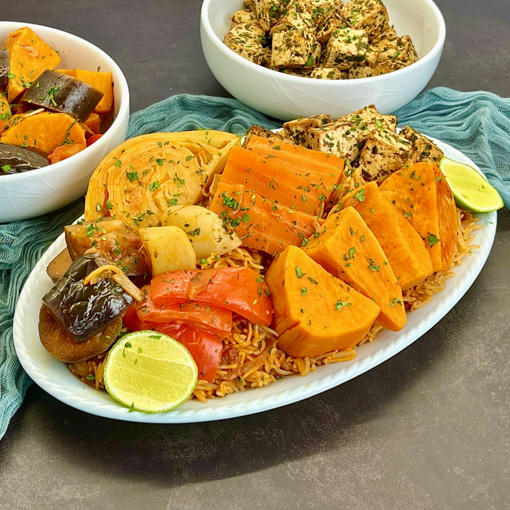 Vegan Tofu Thieboudienne (Ceebu Jen) | The Vegan Planet Kitchen