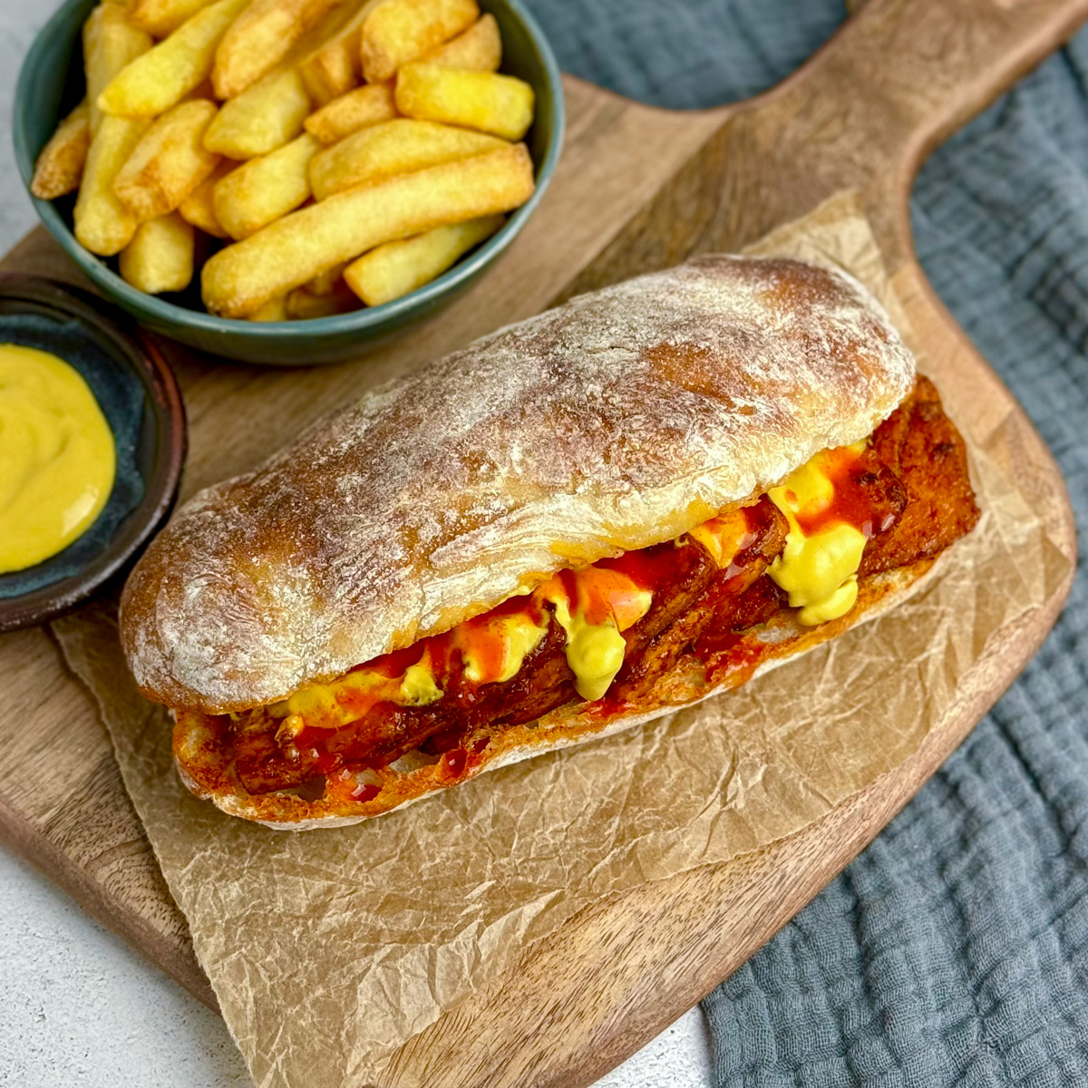 Vegan Bifana - Portuguese Tofu Sandwich | The Vegan Planet Kitchen