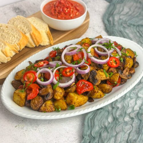 Mushroom Ojakhuri - Georgian Family Meal | TheVeganPlanetKitchen