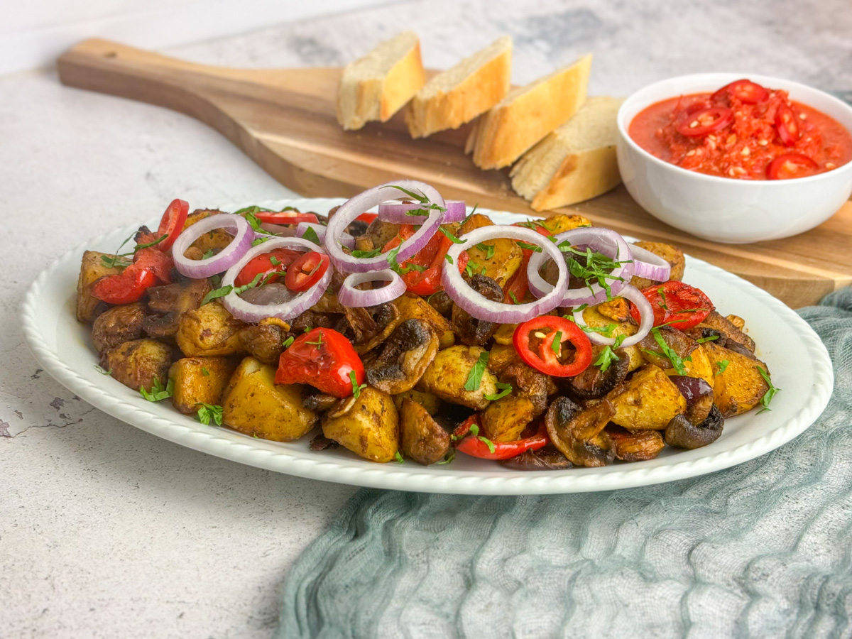 Mushroom Ojakhuri - Georgian Family Meal | TheVeganPlanetKitchen